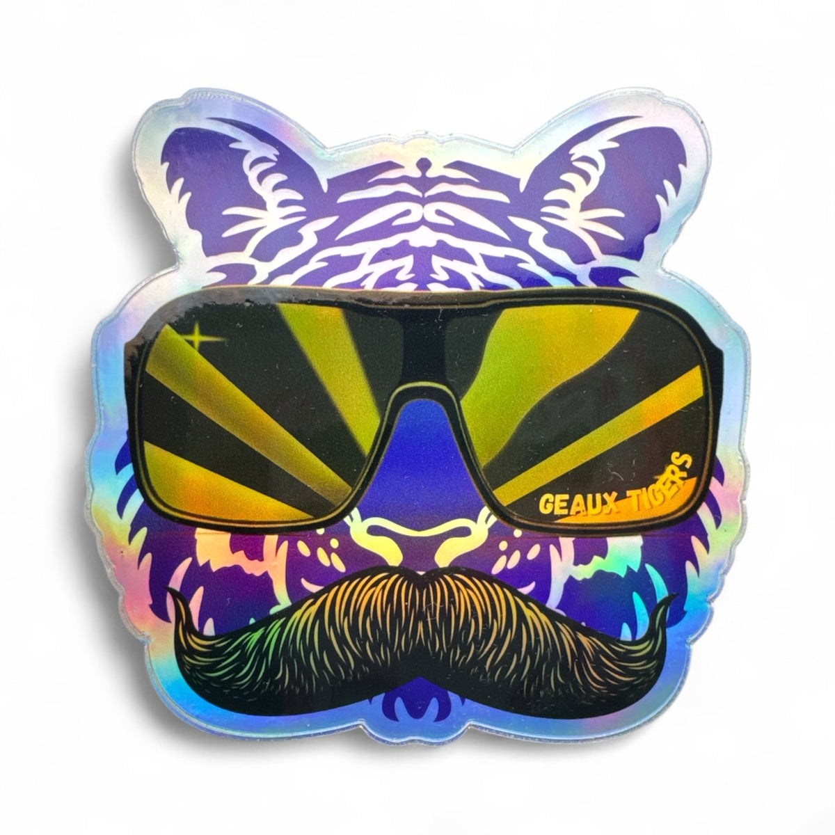 Tiger Stache Sticker – A Vineyard Boutique